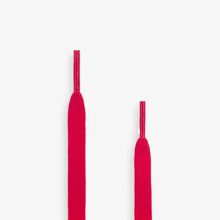 Red Cotton Shoelaces - Strapz Premium Sneaker Laces