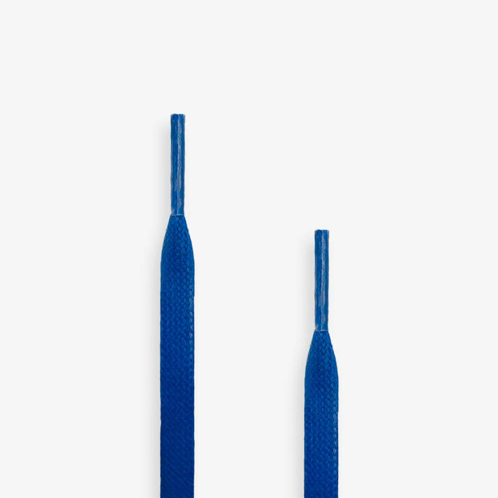 Royal Blue Waxed Shoelaces - Strapz Premium Sneaker Laces